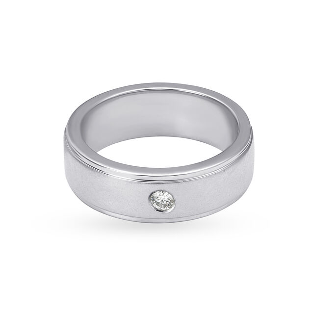 Buy Handsome 950 Pure Platinum And Diamond Finger Ring at Best Price ...