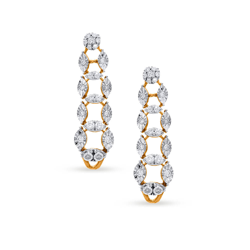 Buy Tanishq Gold Earrings at Best Price | Tanishq Singapore Online Store