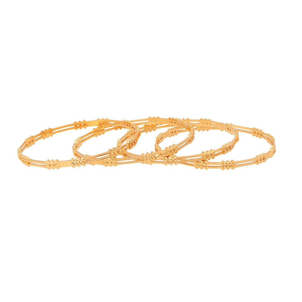 Buy Classic Gold and Diamond Bar Bangle at Best Price | Tanishq US