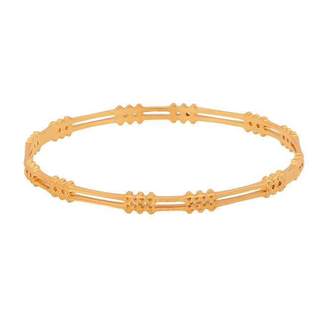 Buy Classic Gold and Diamond Bar Bangle at Best Price | Tanishq US