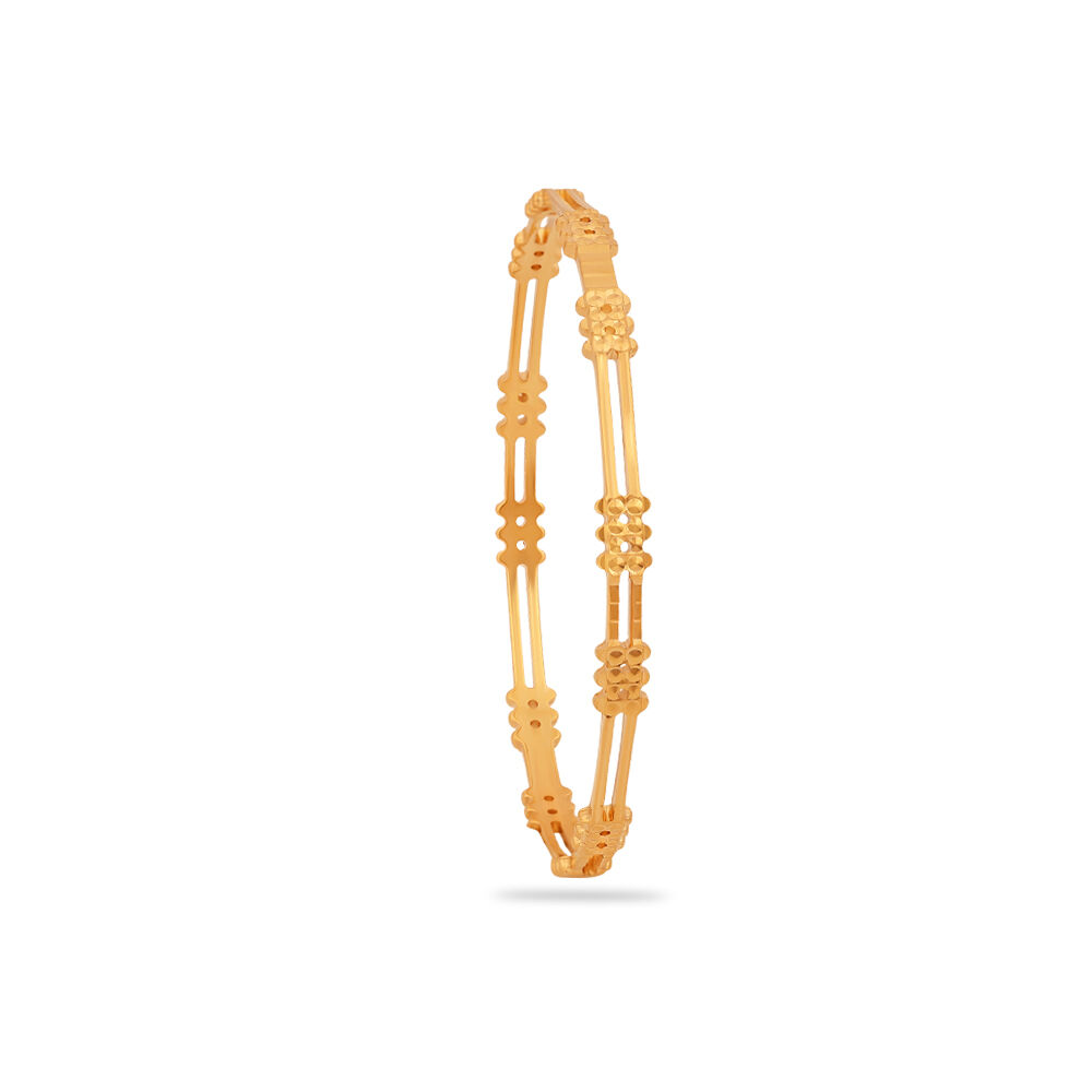 Buy Classic Gold and Diamond Bar Bangle at Best Price | Tanishq US