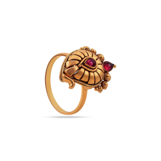 Buy Mango Motif Elegant Ring at Best Price | Tanishq UAE