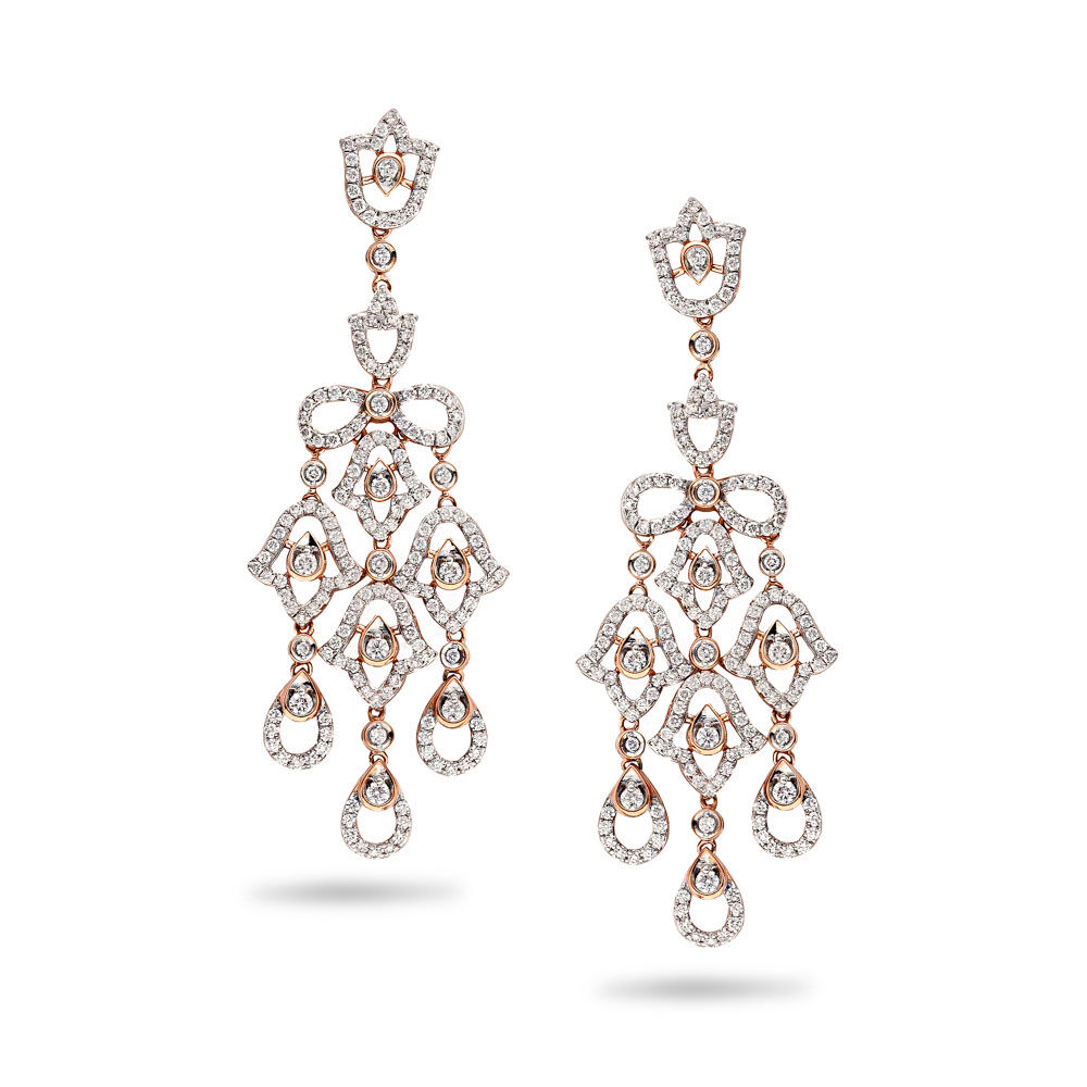 Buy Dewdrop Bloom Symphony Gold Necklace Set at Best Price | Tanishq US