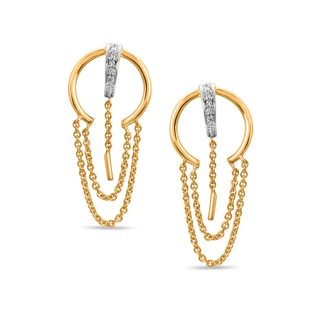 Linked Luxe Drop Earrings