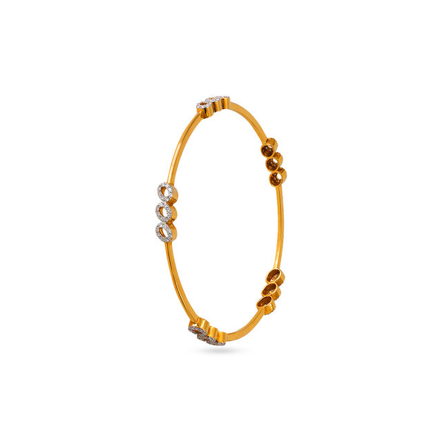 Buy Tanishq Diamond Bangle at Best Price | Tanishq UAE