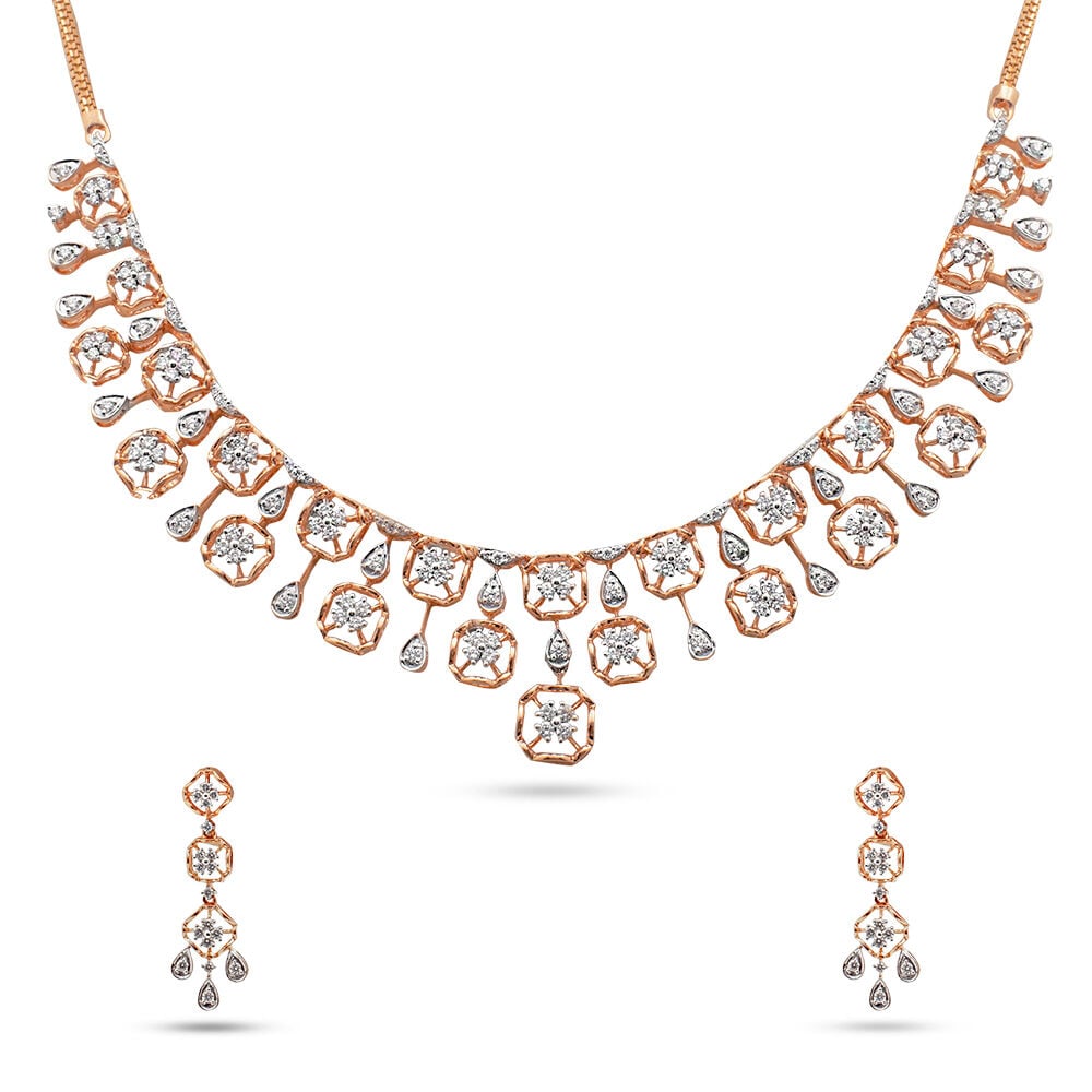 Rose gold jewellery tanishq store
