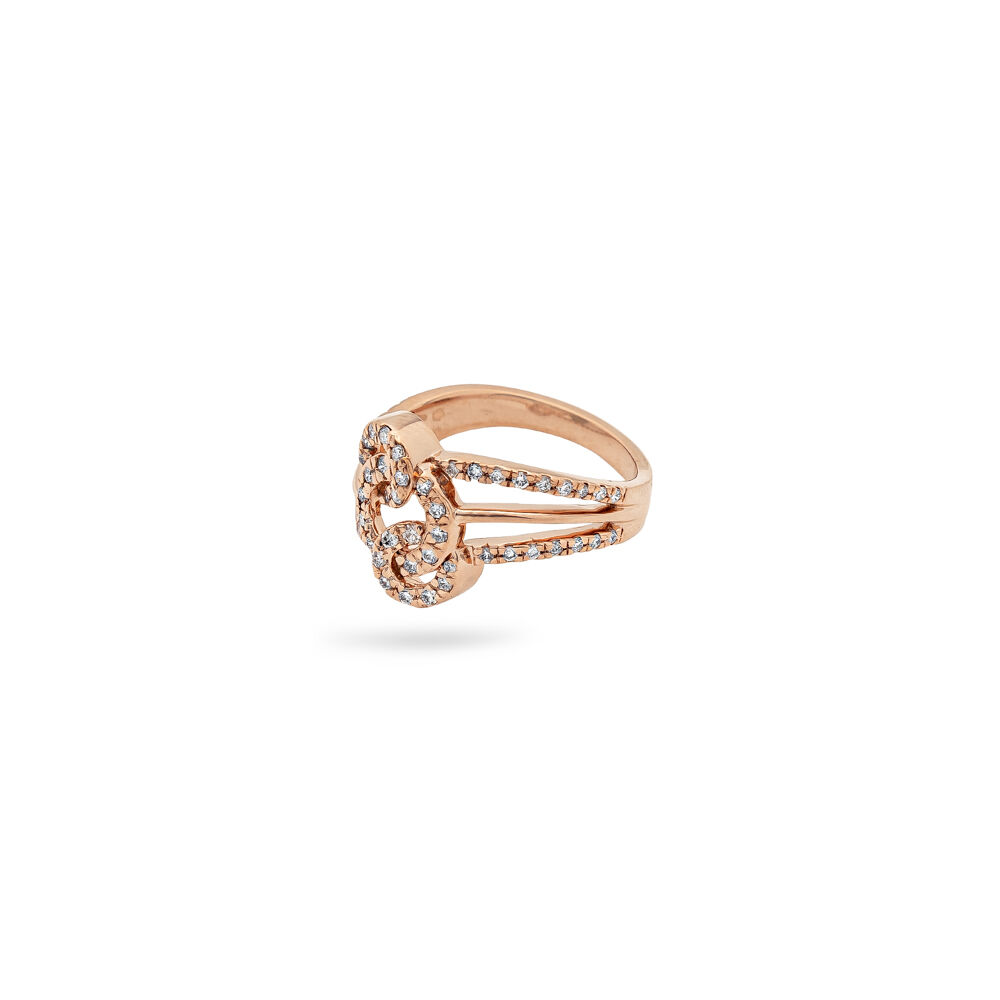 Buy Captivating Diamond Rope Fusion Ring at Best Price | Tanishq US