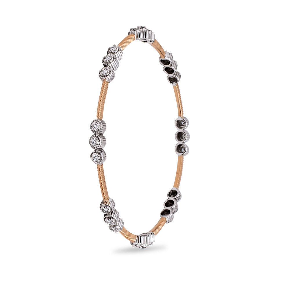 Buy Radiant Whirlwind Diamond Bangle at Best Price | Tanishq US