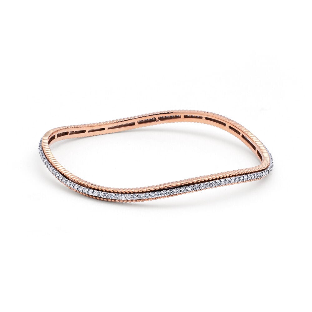 Buy Eternal Opulence Diamond & Gold Bangle at Best Price | Tanishq US