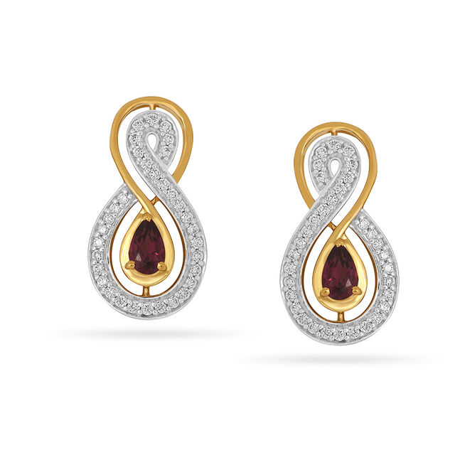 Elegant Infinity Drop Earrings