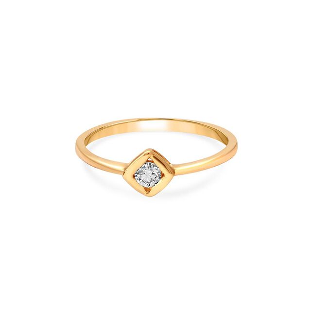 Minimalist Diamond Delight Ring