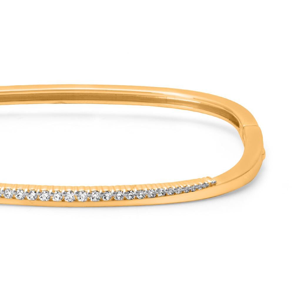 Buy Symmetry Sparkle Diamond Bangle at Best Price | Tanishq US
