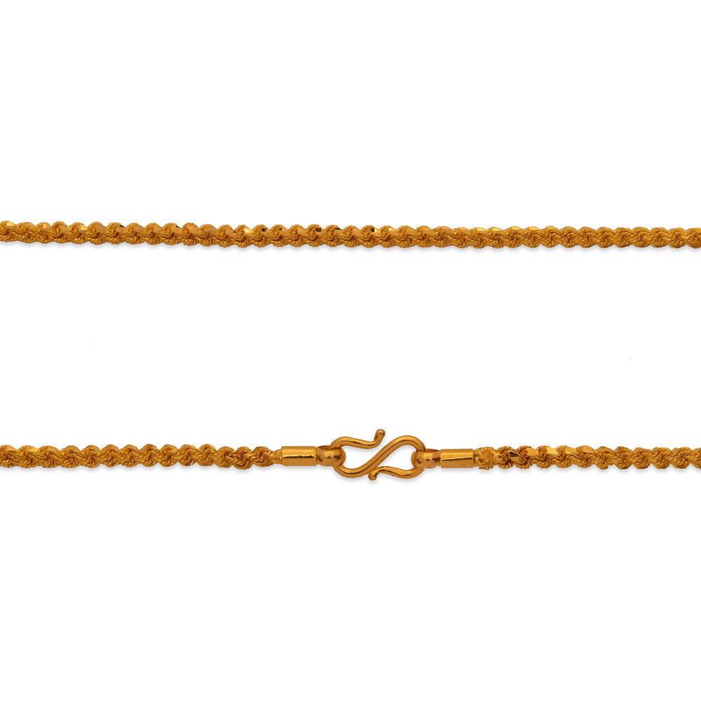 Buy Subtle Splendor Gold Chain at Best Price | Tanishq US