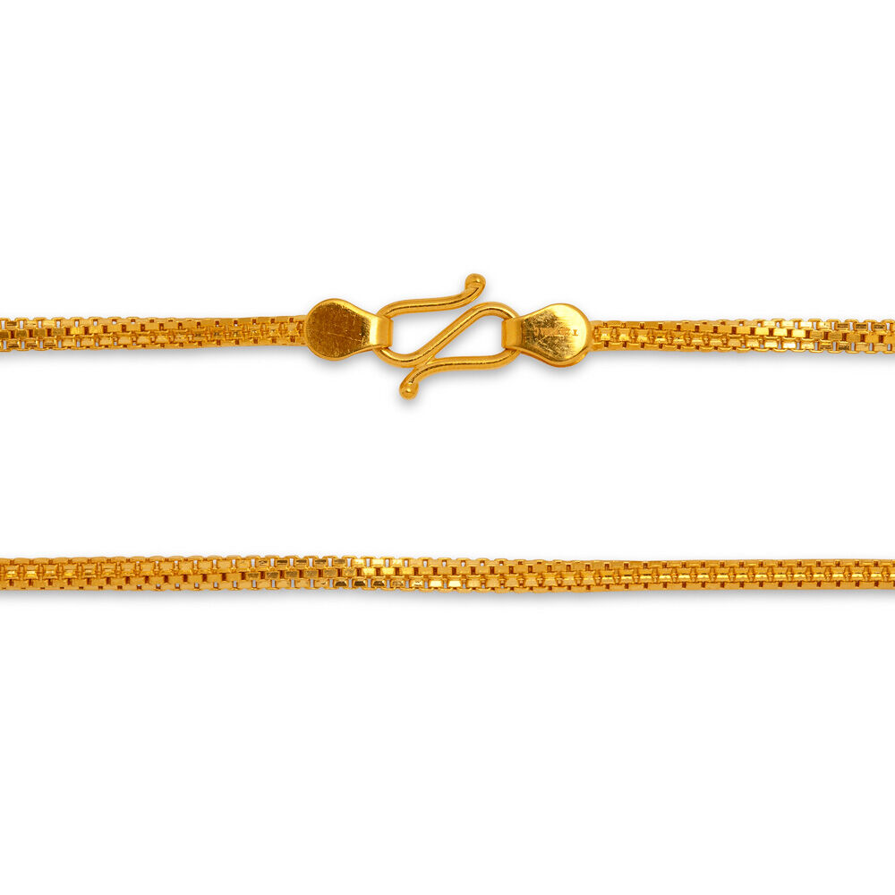 Buy Golden Box Chain Necklace at Best Price | Tanishq US