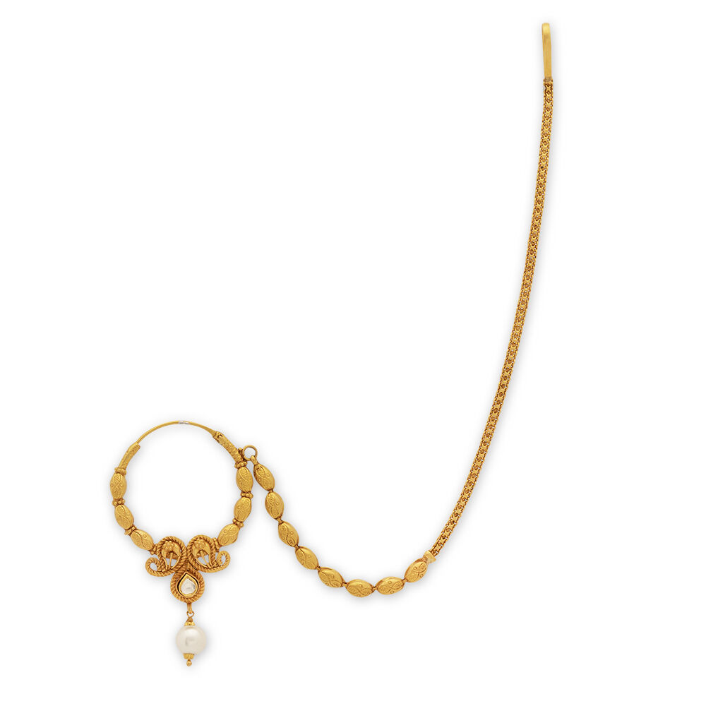Buy Golden Heritage Nath at Best Price | Tanishq US