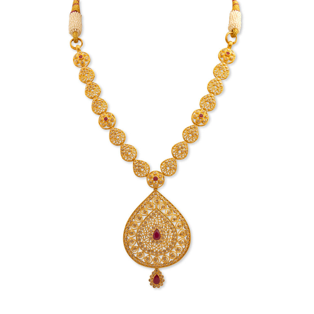 Buy Celestial Charisma Gold Necklace at Best Price | Tanishq US
