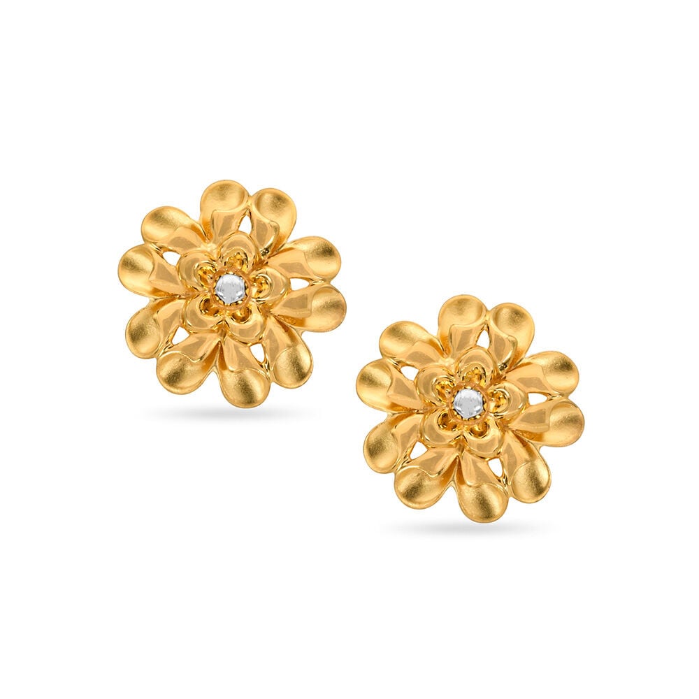 Buy Tanishq Gold Earrings at Best Price | Tanishq UAE