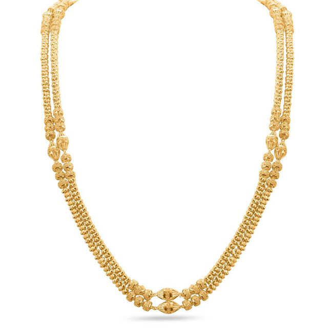 Buy Eastern Heritage Beaded Gold Chain at Best Price | Tanishq US