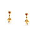 Buy Traditional Gold Choker with Earrings at Best Price | Tanishq UAE