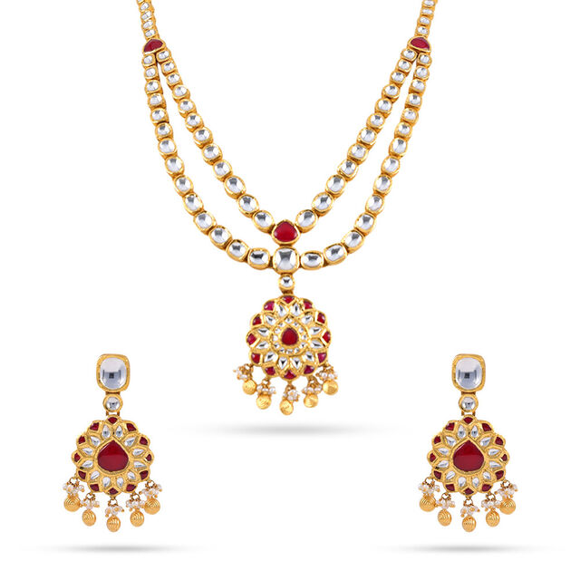 Buy Dual-Layered Graduated Jewelry Set at Best Price | Tanishq US