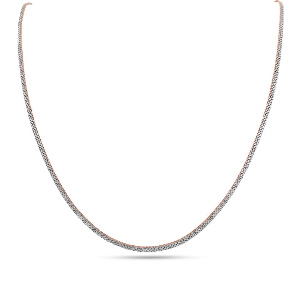 Buy Platinum White Rose Link Chain at Best Price Tanishq US