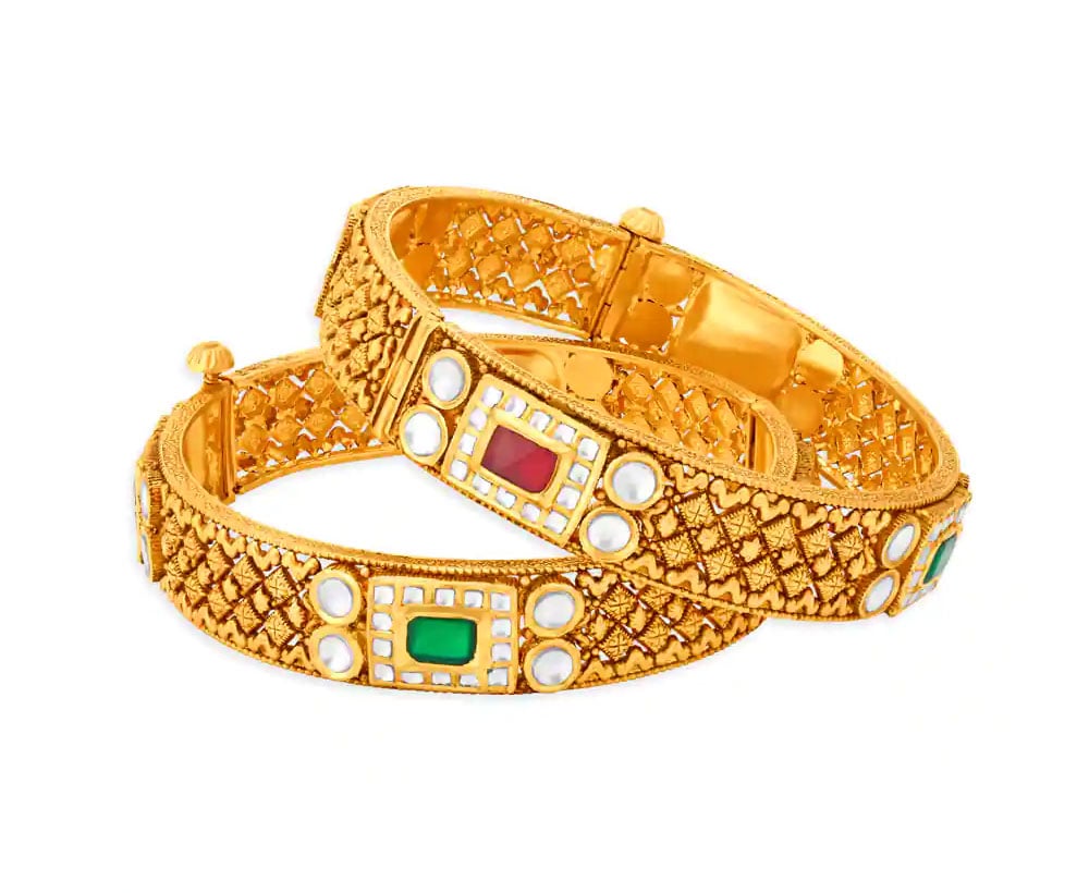 Engagement bangles gold store