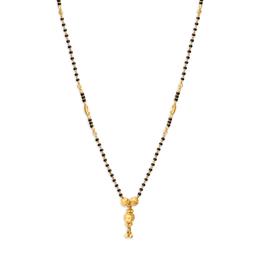 Buy Slender Orbs Mangalsutra at Best Price | Tanishq UAE