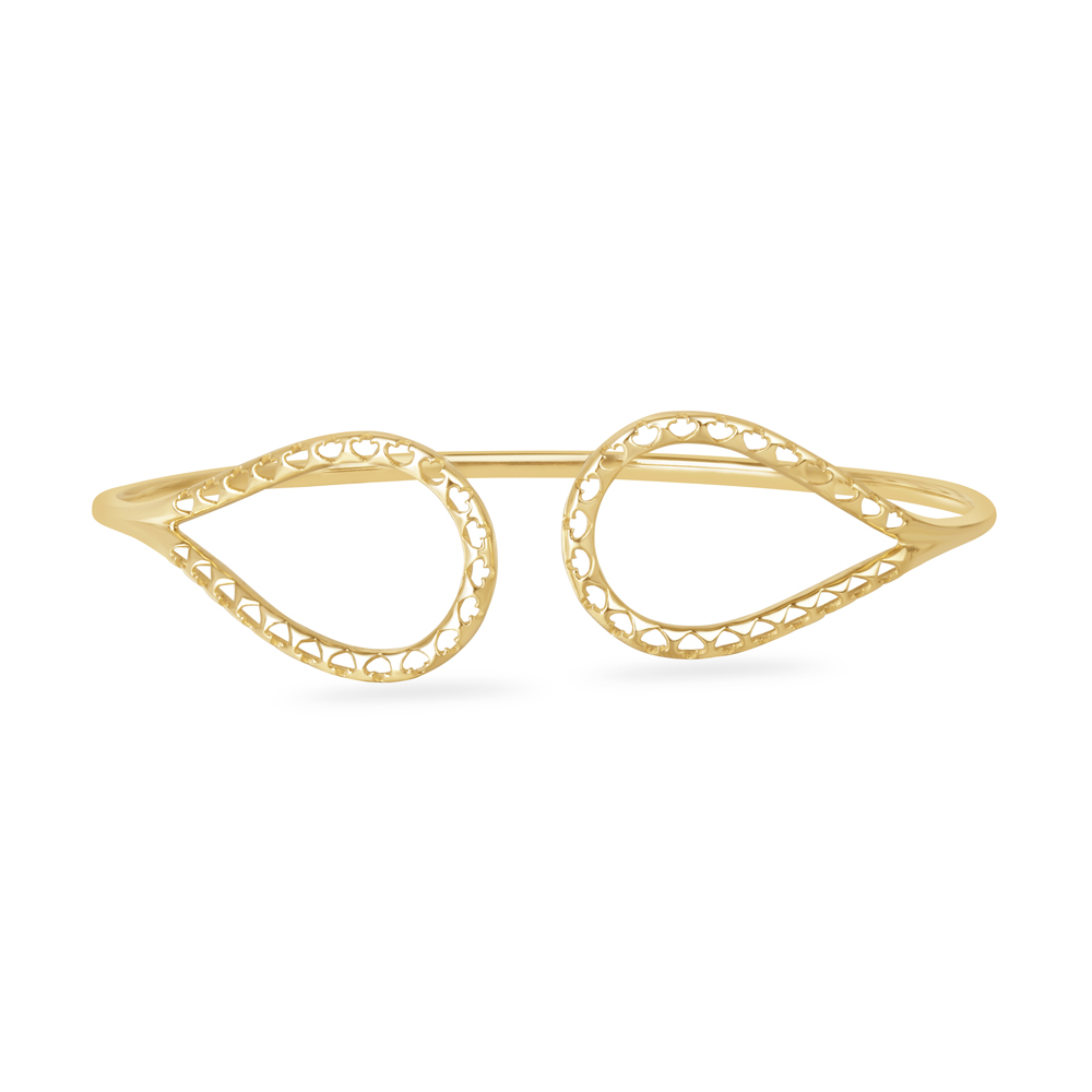 Buy Needle Eye Gold Bangle at Best Price | Tanishq UAE