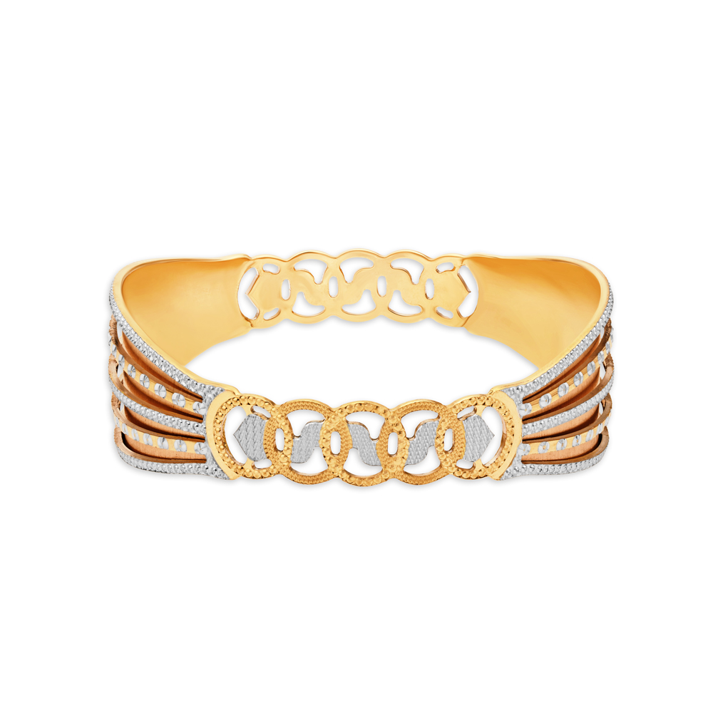 Buy Lustrous Gold Bangle at Best Price | Tanishq UAE