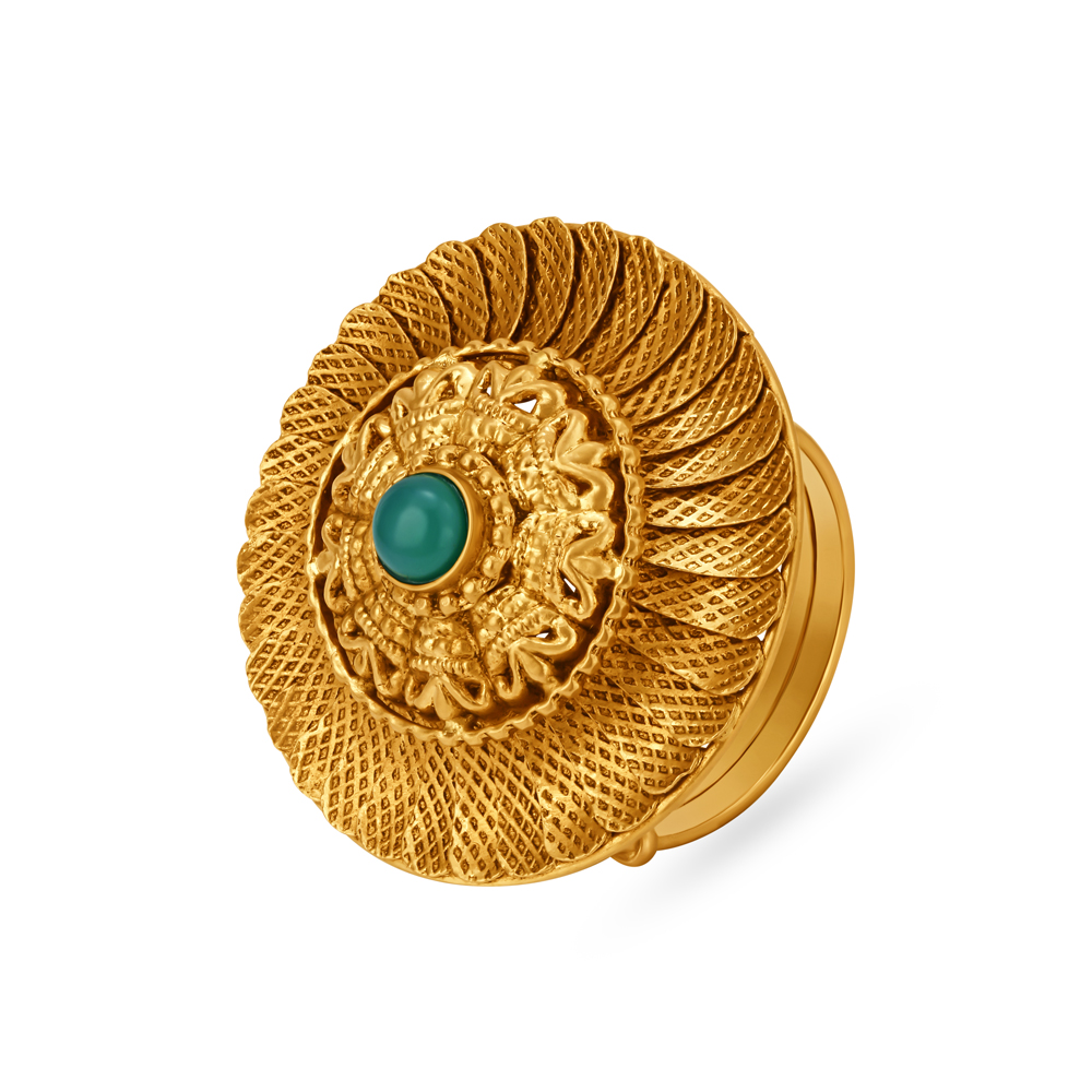 Buy Stunning Mesh Cocktail Finger Ring at Best Price | Tanishq UAE