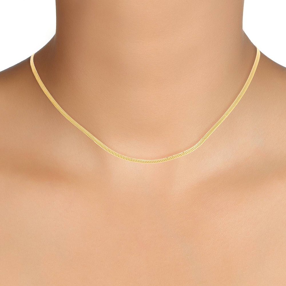 Buy Box Gold Chain for Kids at Best Price | Tanishq UAE