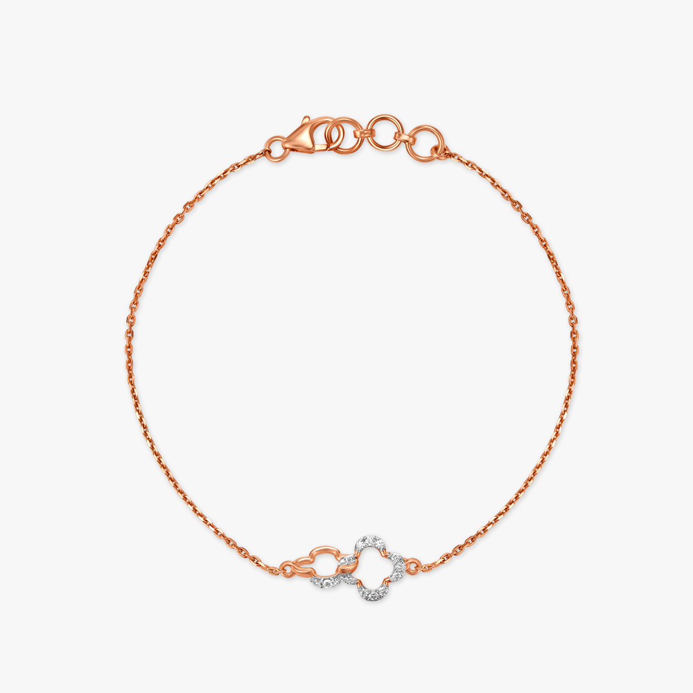 Buy Minimal Sparkle Diamond Bracelet at Best Price | Tanishq UAE