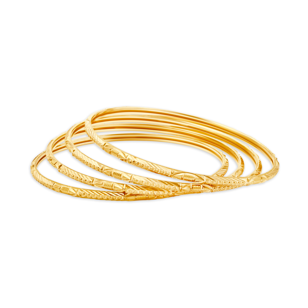 Buy Dainty Gold Bangle at Best Price | Tanishq UAE