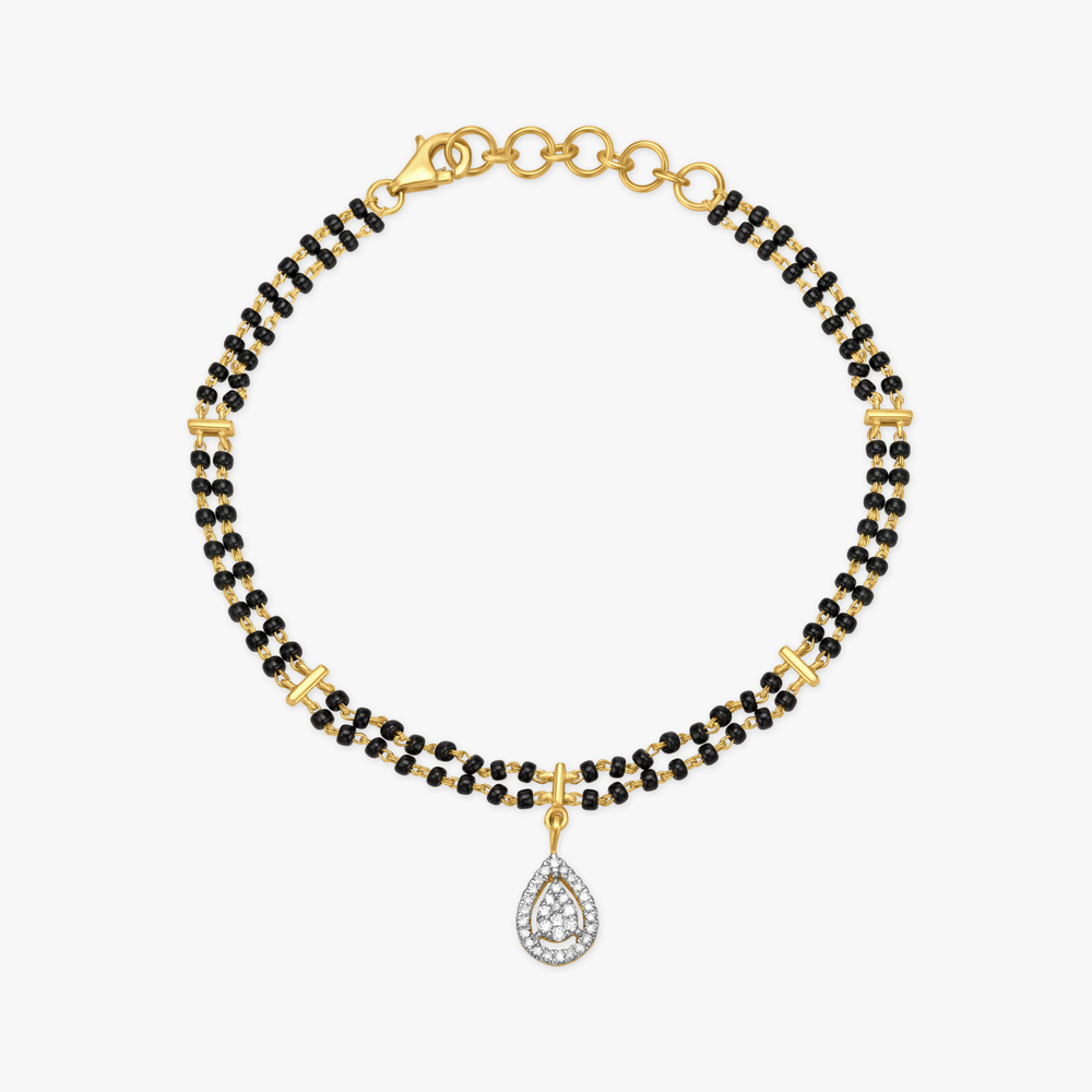Buy Stylish Tear Drop Diamond Bracelet at Best Price | Tanishq UAE