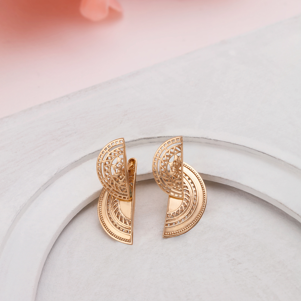 Buy Detachable 18kt Gold Stud Earrings - A Touch of Style at Best Price ...