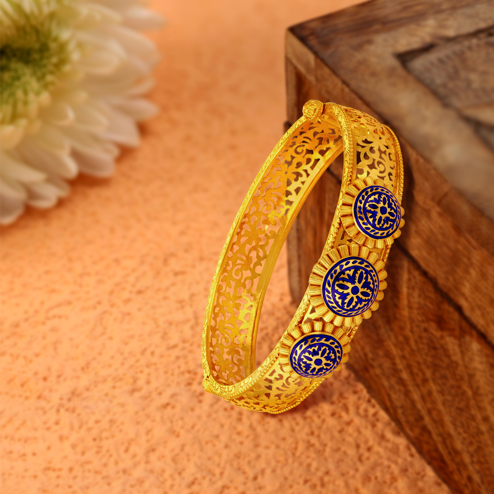 Buy Timeless Filigree Bangle with intricate design at Best Price ...