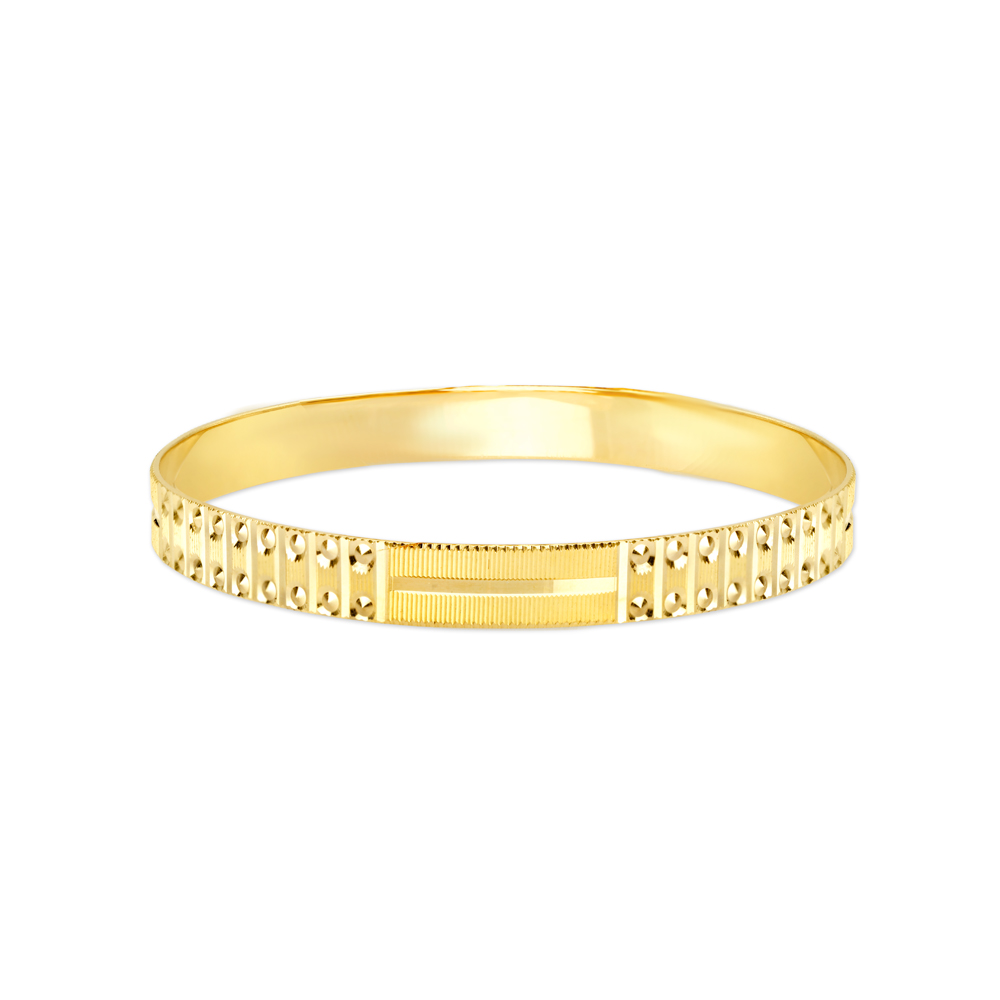 Buy Gleaming Gold Bangle at Best Price | Tanishq UAE