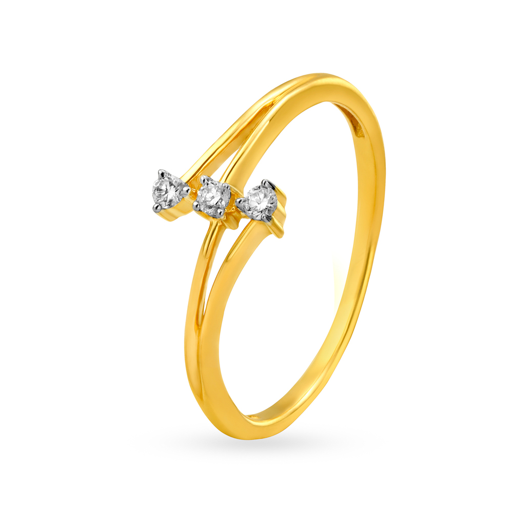 Buy Simple Elegant Diamond Ring at Best Price | Tanishq UAE