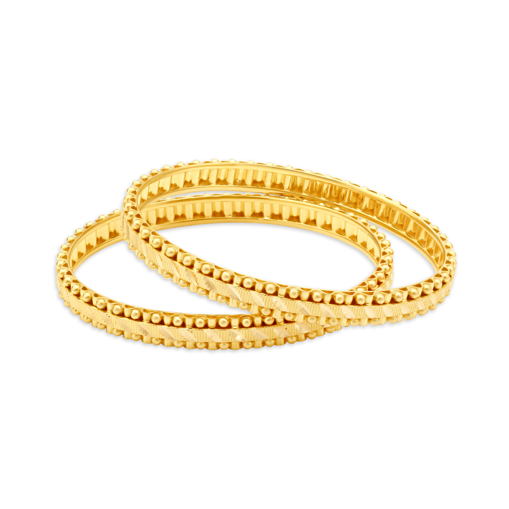 Buy Stunning Classy Gold Bangle at Best Price | Tanishq UAE