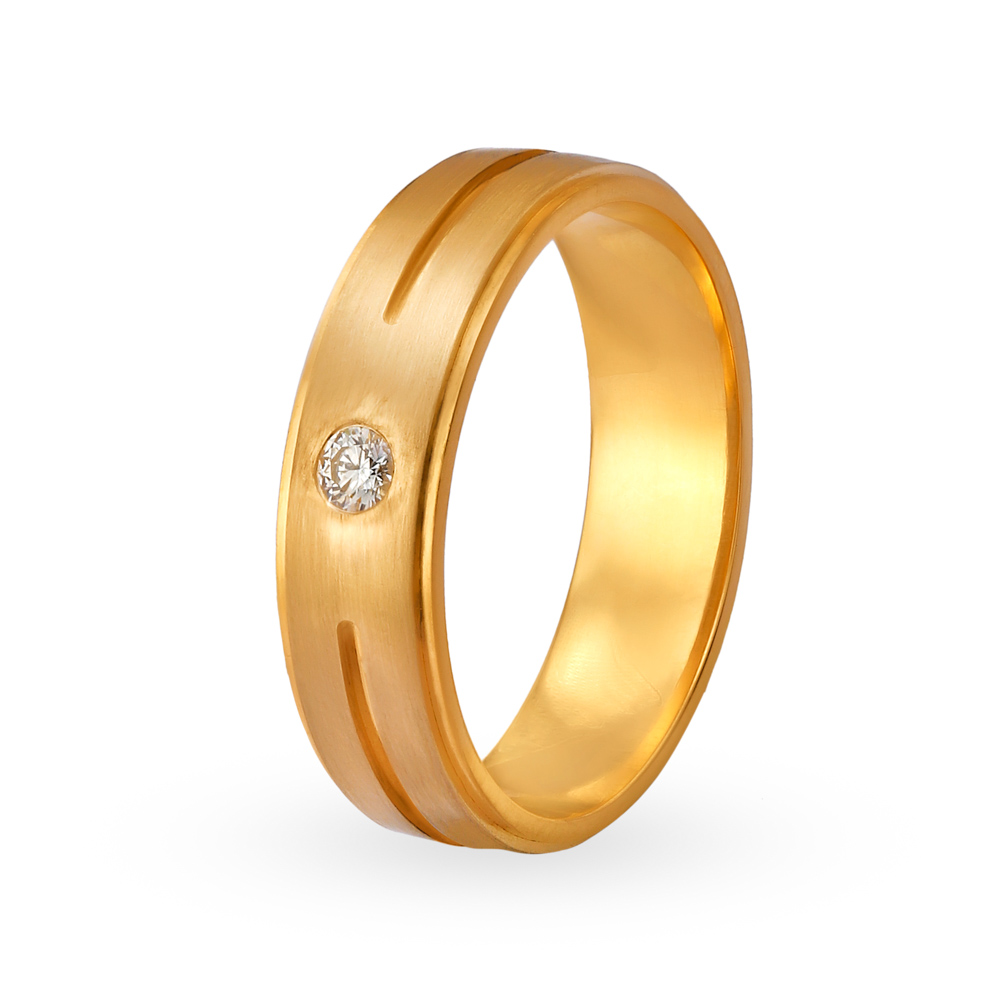 Buy Bold Stylish Diamond Ring for Men at Best Price | Tanishq UAE