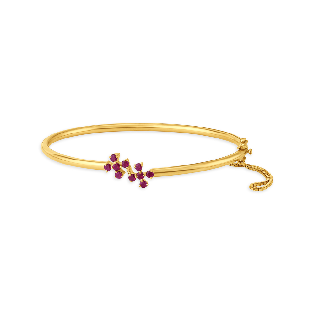 Buy Tiana Ruby Bangle at Best Price | Tanishq UAE