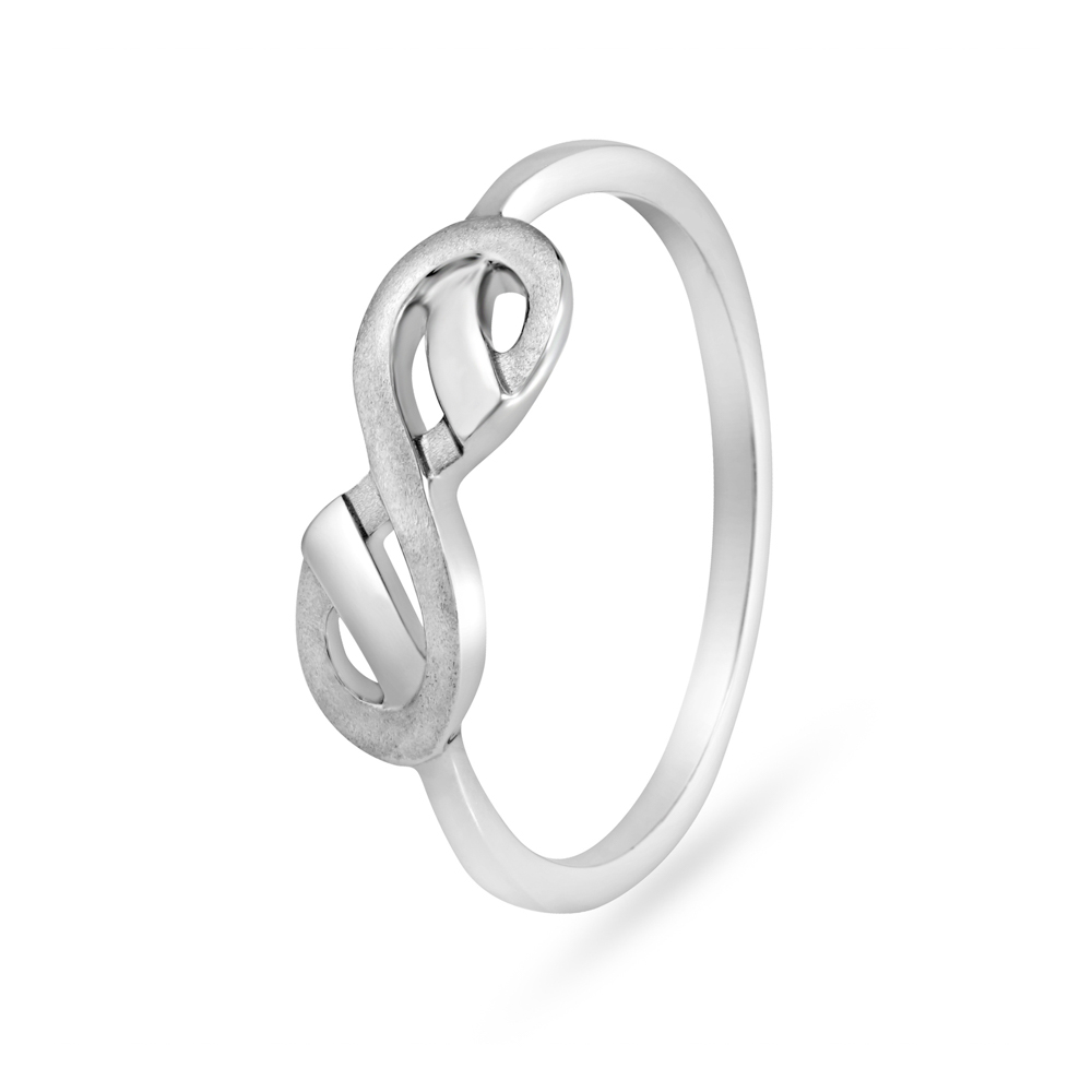 Buy Infinity Platinum Finger Ring at Best Price | Tanishq UAE