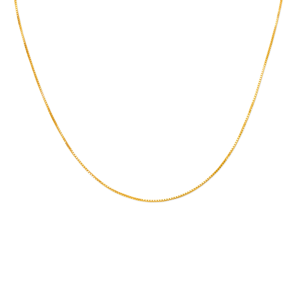 Buy Classic Cable Gold Chain at Best Price | Tanishq UAE