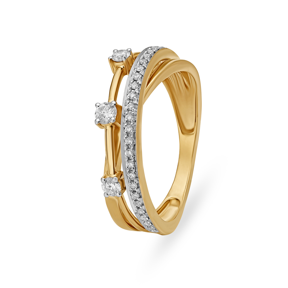 Buy Enticing Diamond Stackable Ring at Best Price | Tanishq UAE