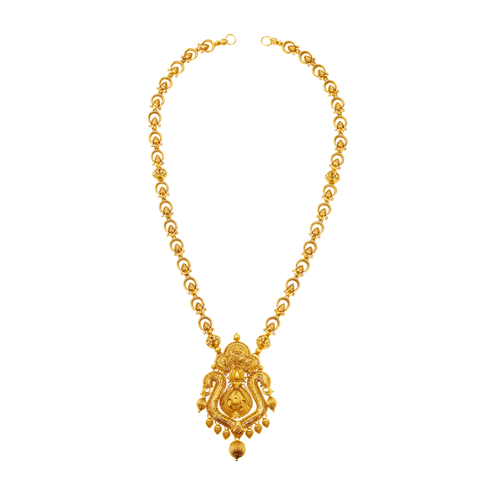 Buy Splendid Traditional Gold Haaram at Best Price | Tanishq UAE