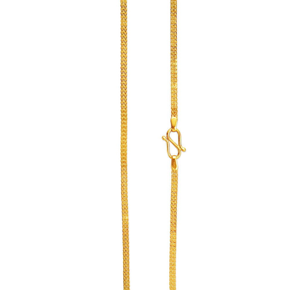 Buy Shimmering Gold Chain at Best Price | Tanishq UAE
