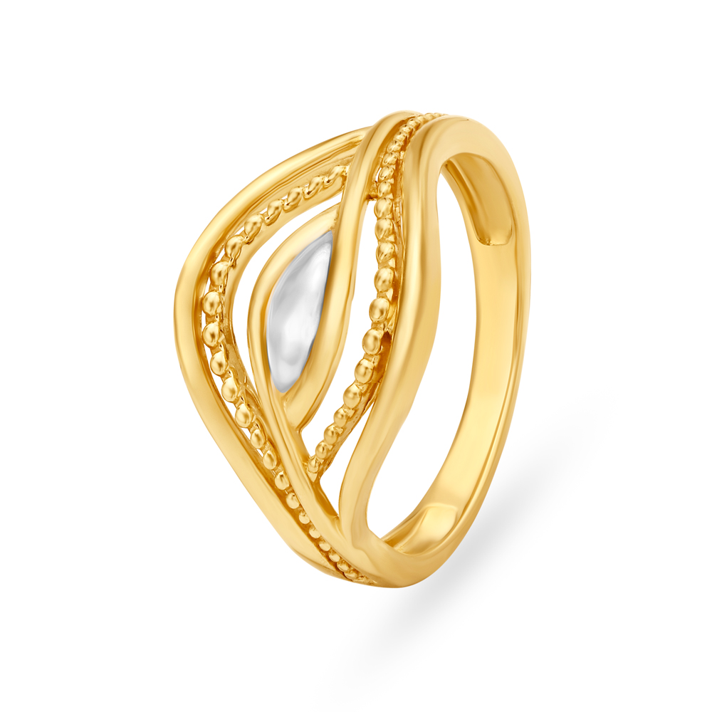 Buy Mesmerising Gold Ring at Best Price | Tanishq UAE