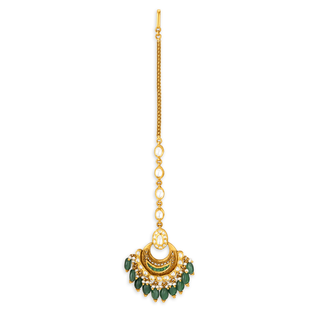 Buy Regal Gold Maang Tikka Perfect for Any Bride at Best Price ...